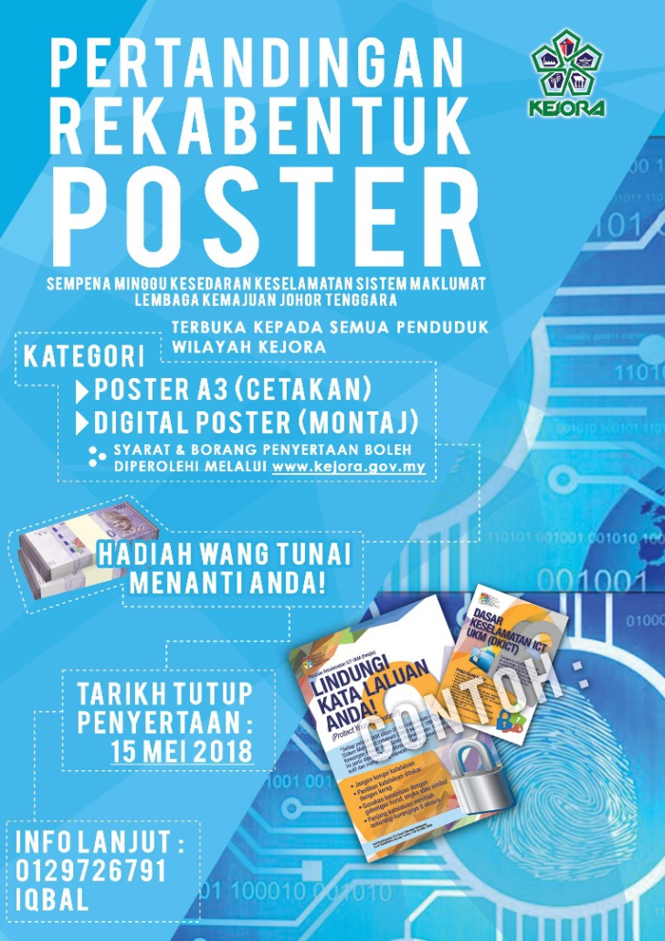 PERTANDINGAN REKABENTUK POSTER ISMS 2018 - KEJORA