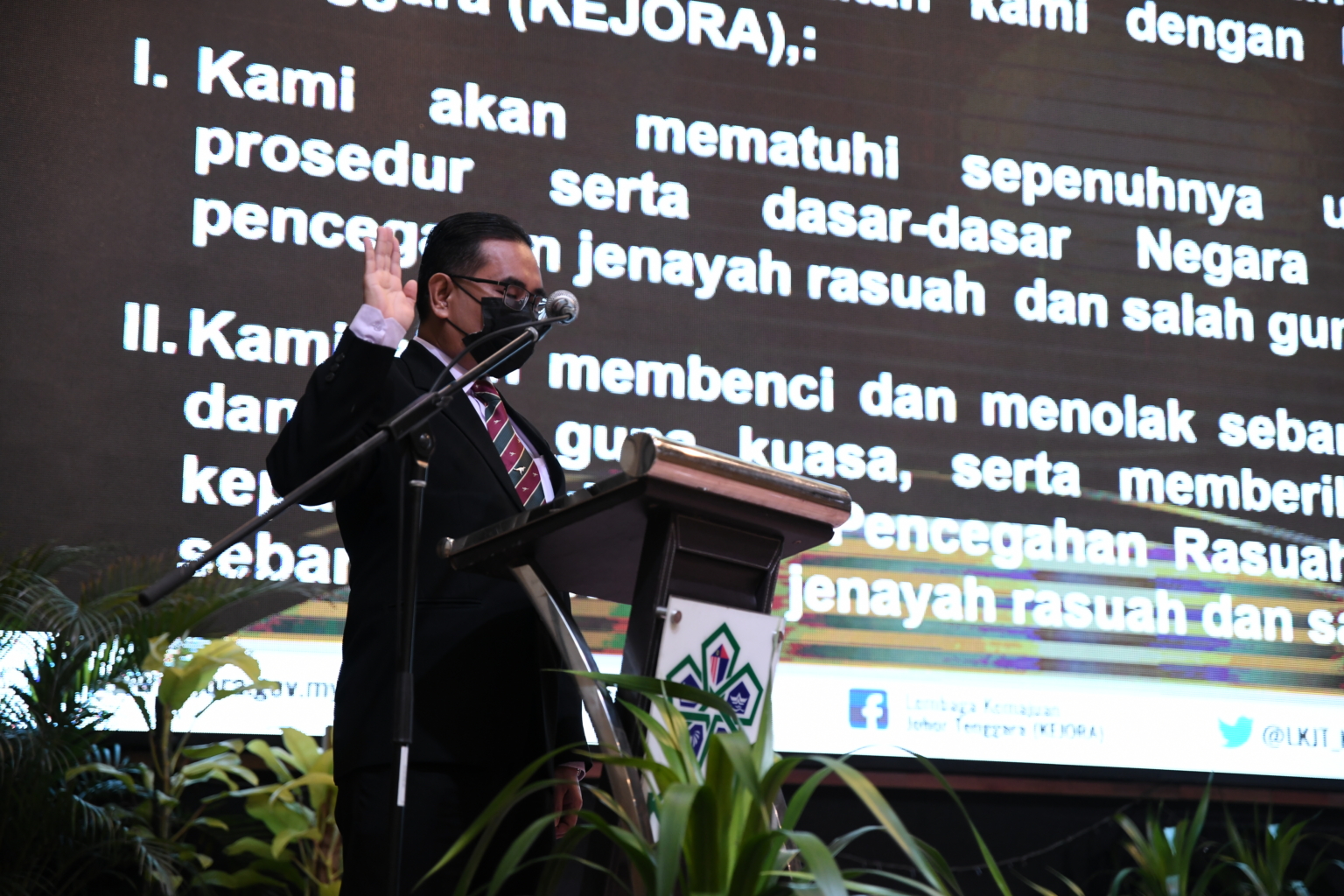 Corporate Integrity Pledge - Lembaga Kemajuan Johor Tenggara